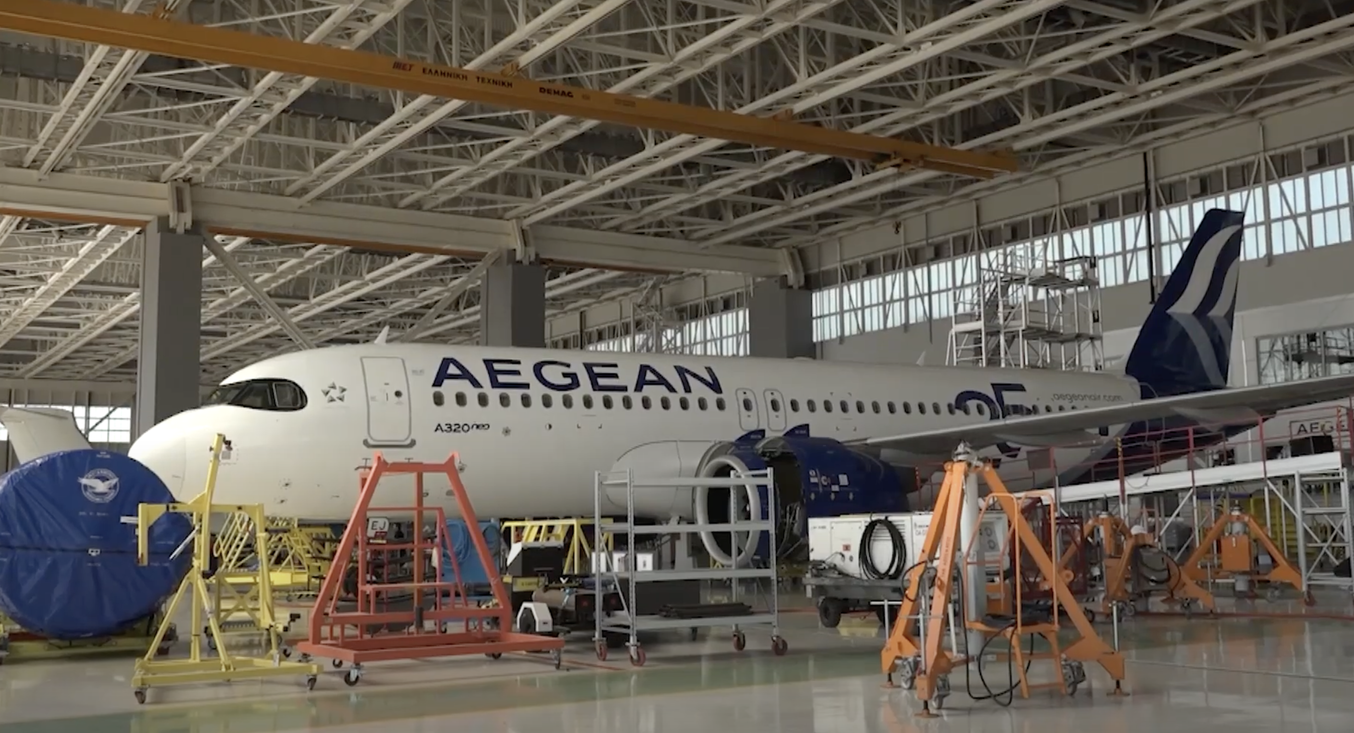 ΑEGEAN: Εκκίνηση για τη νέα τεχνική Βάση στο «Ελ. Βενιζέλος» με την επένδυση των 140 εκατ. (pics ...